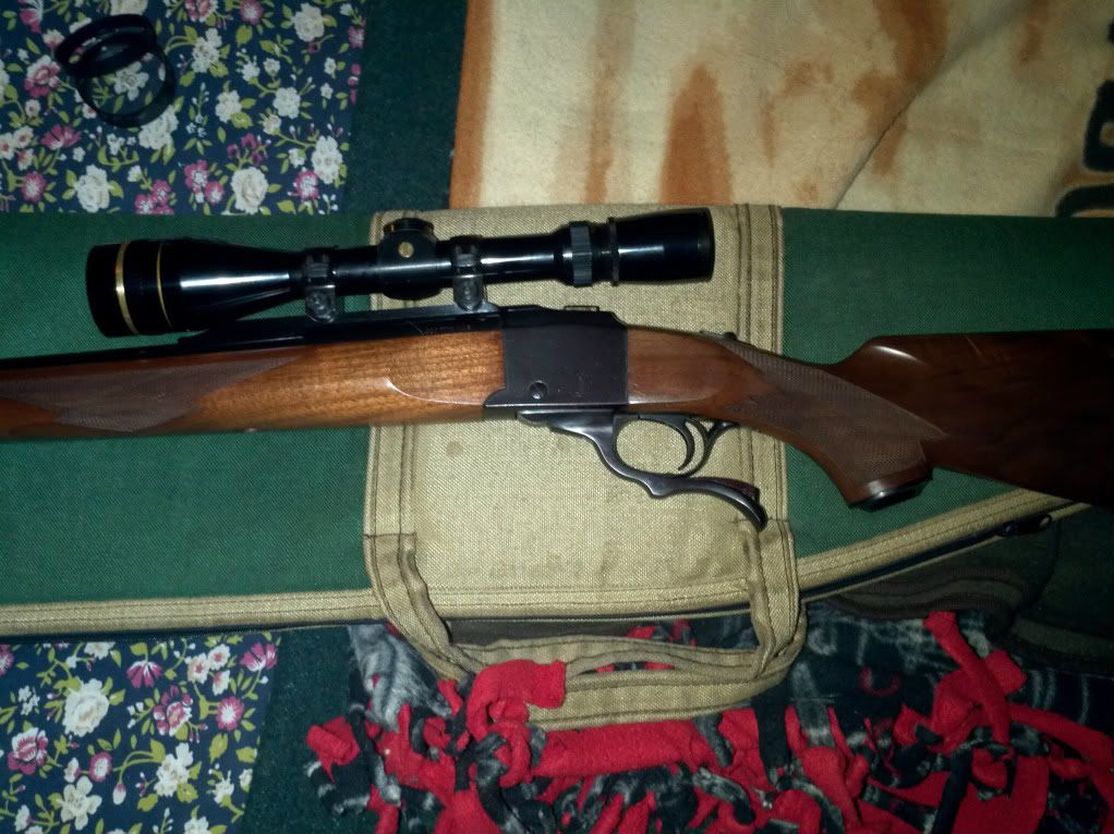 Ruger #1 .338 Winmag and Cast boolits